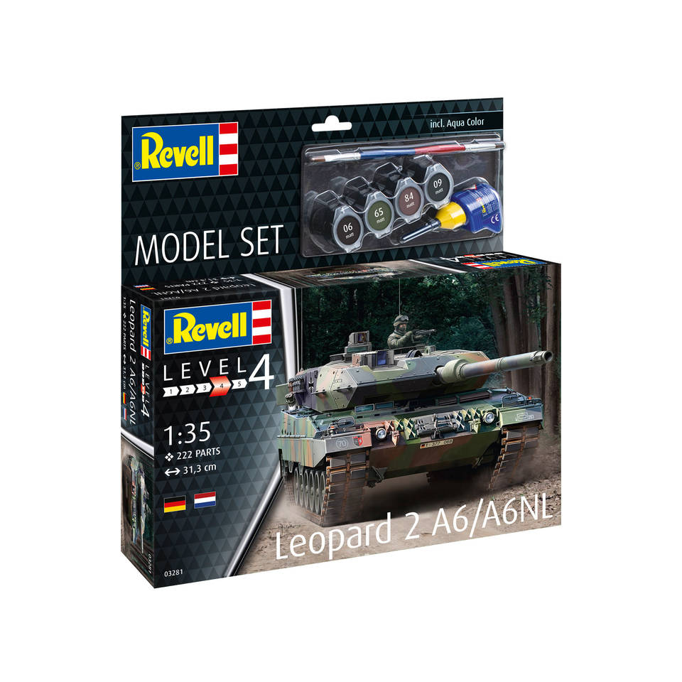 Revell modelset Leopard 2 A6 tank