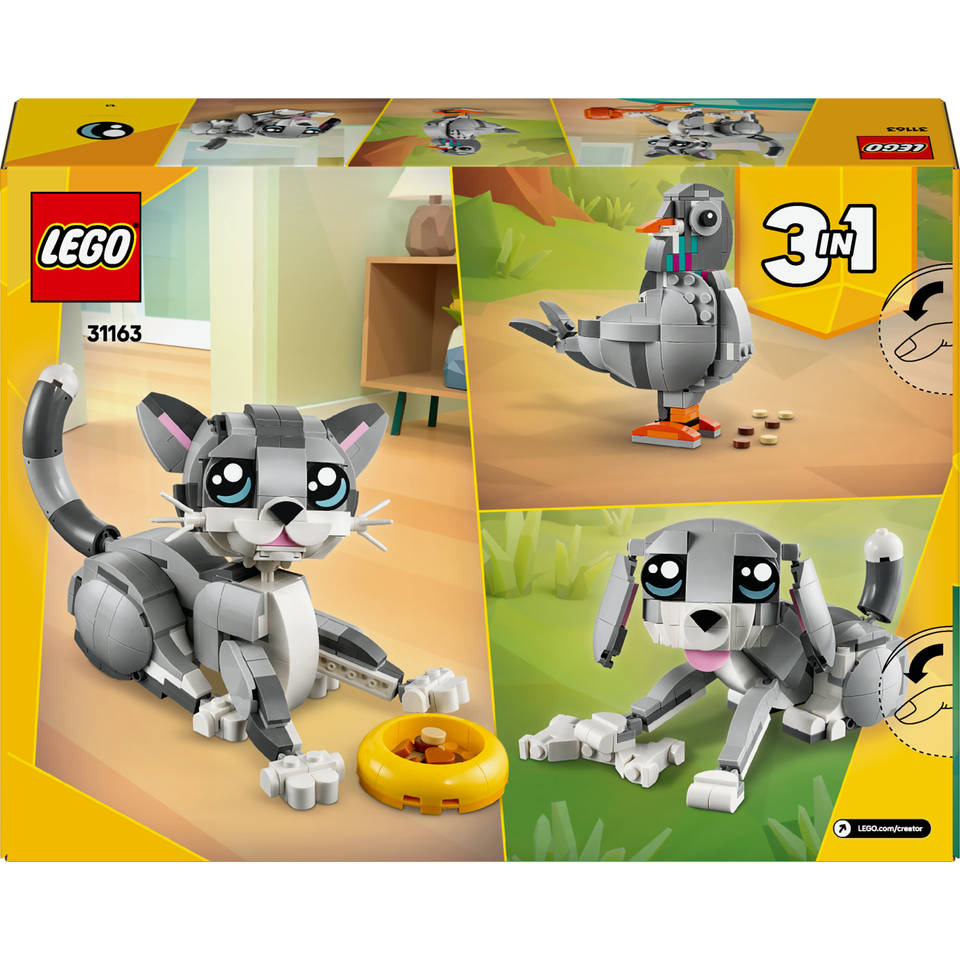 LEGO Creator 3-in-1 speelse kat 31163
