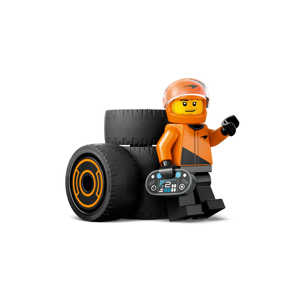 LEGO CITY F1 coureur met McLaren racewagen 60442