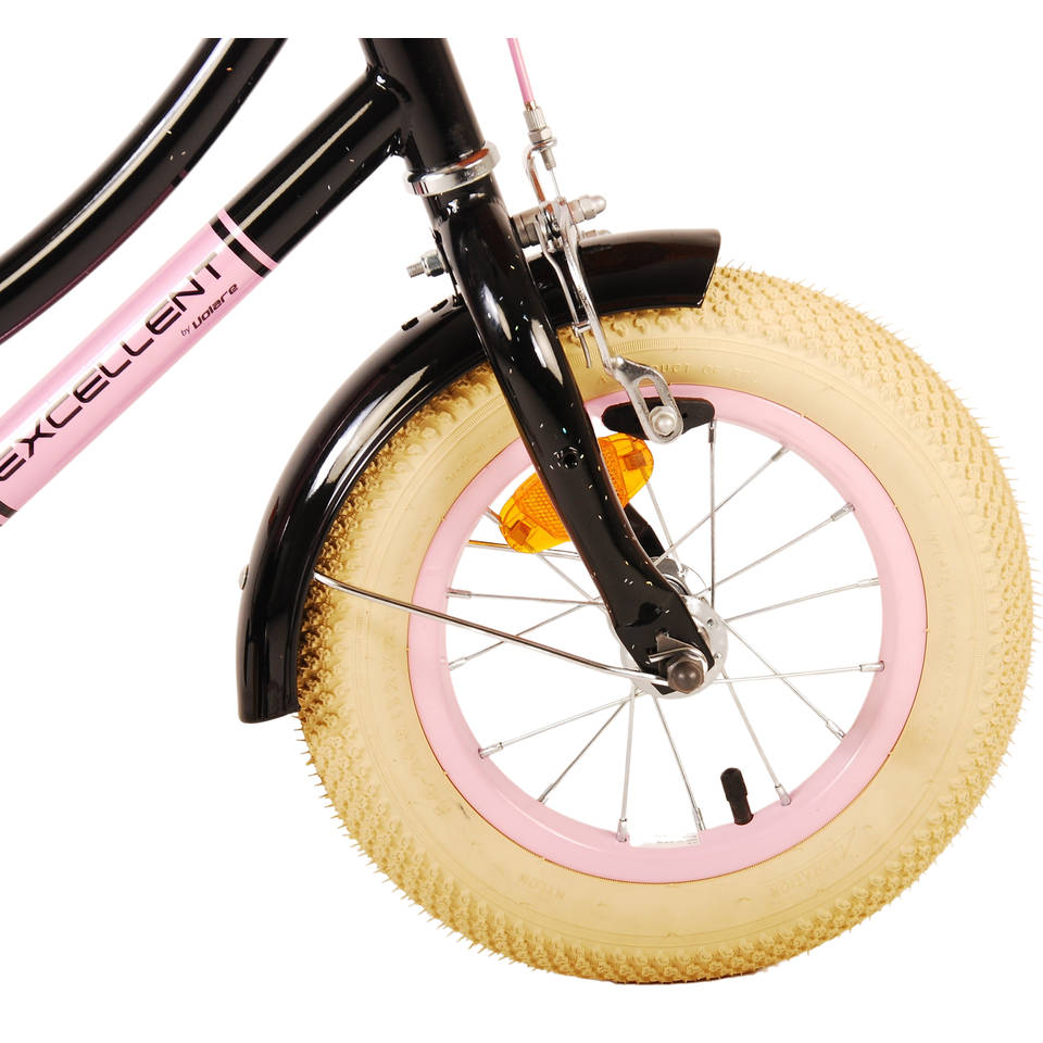 Volare Excellent kinderfiets - 12 inch - zwart