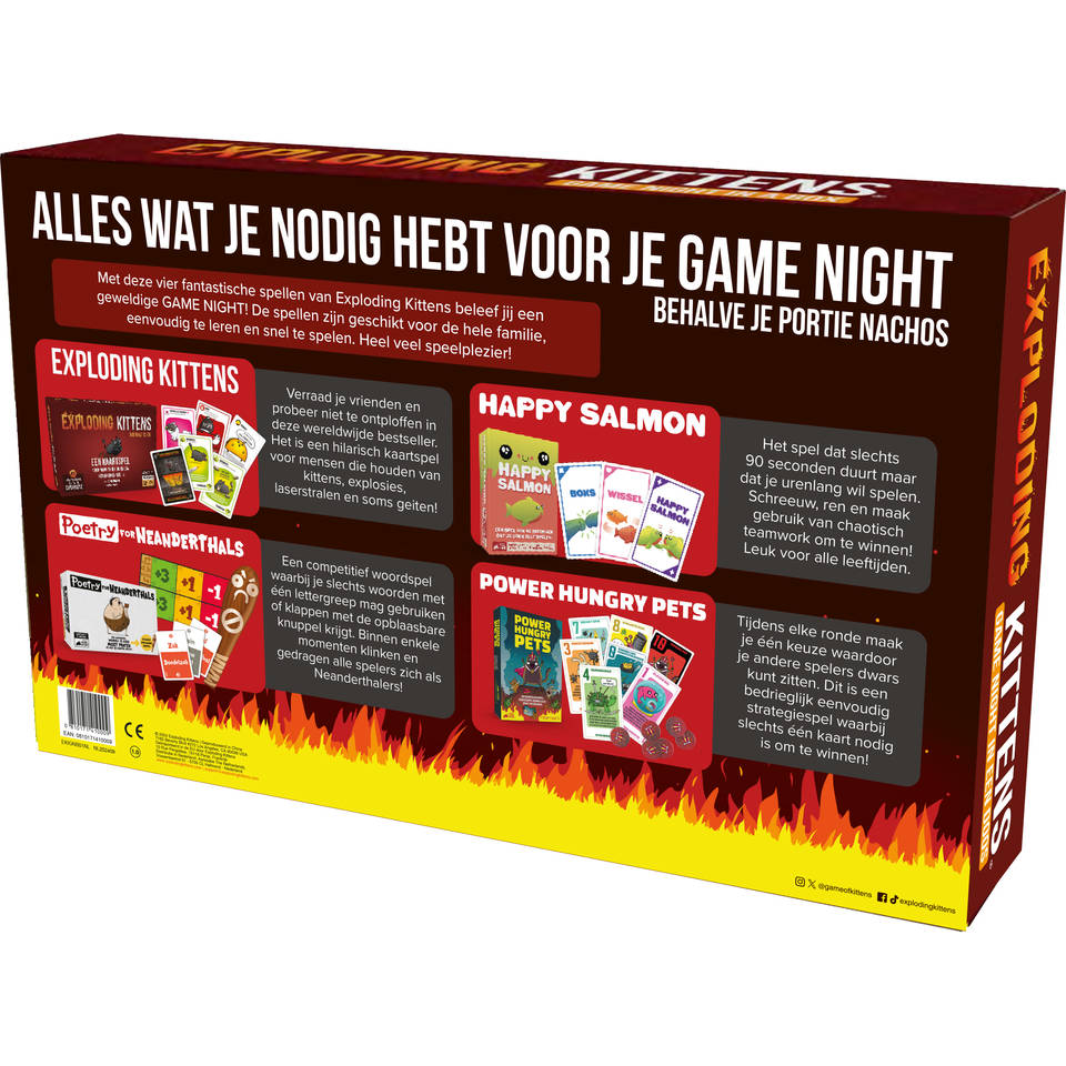 Exploding Kittens Game Night in a Box