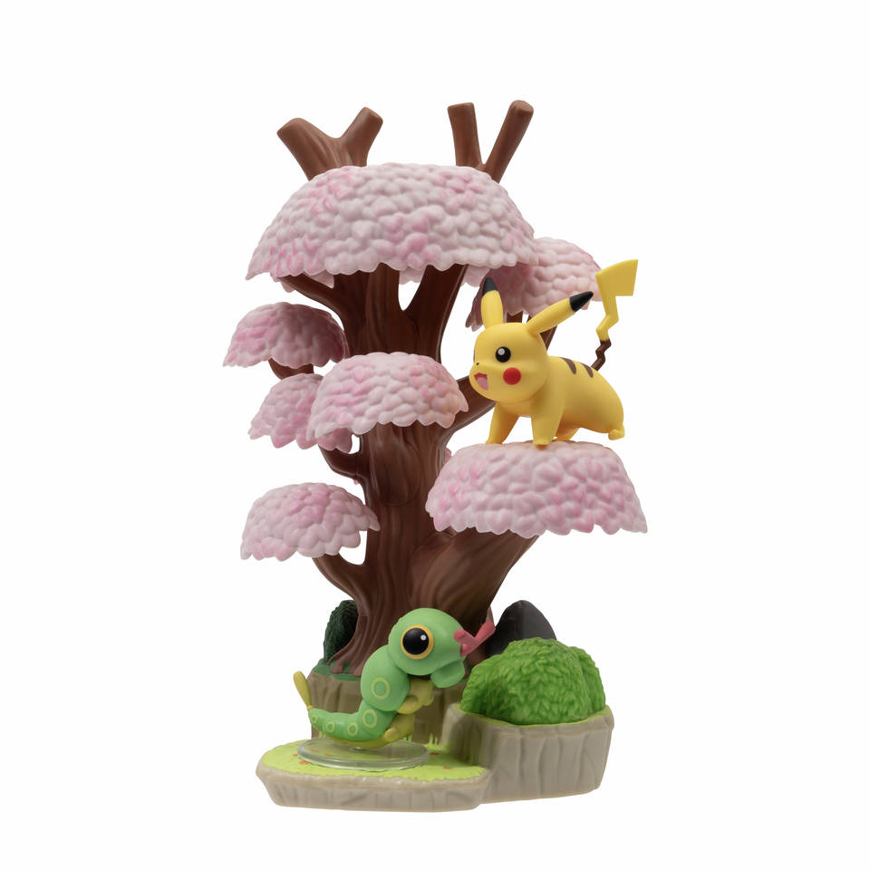Pokémon Spring Forest Environment speelfigurenset