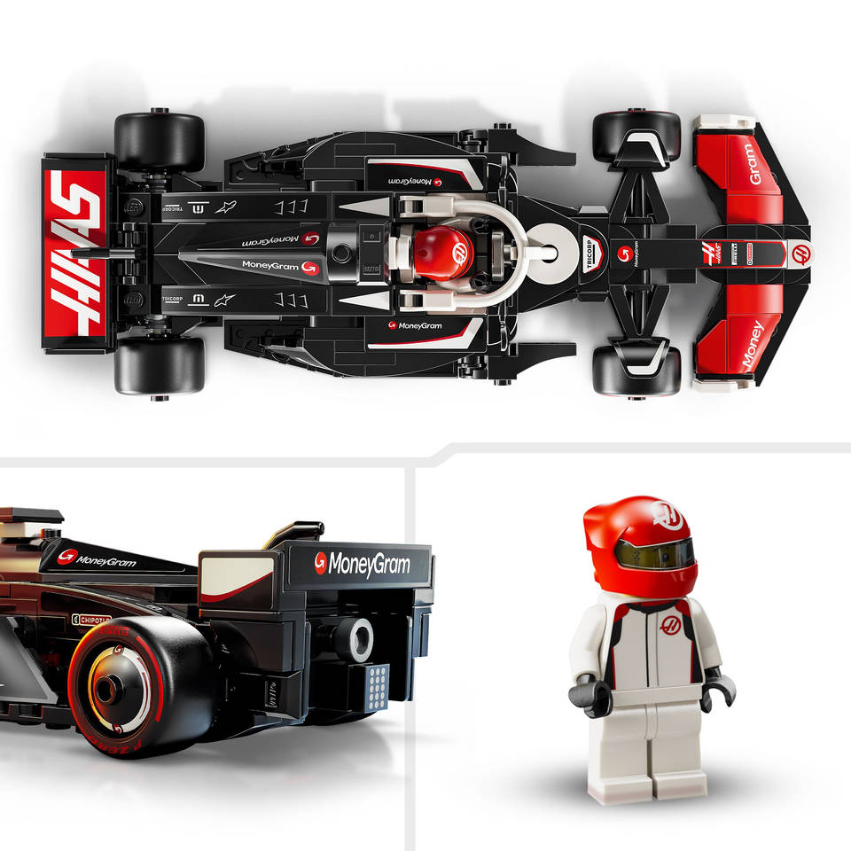 LEGO Speed Champions MoneyGram Haas F1 Team VF-24 racewagen 77250