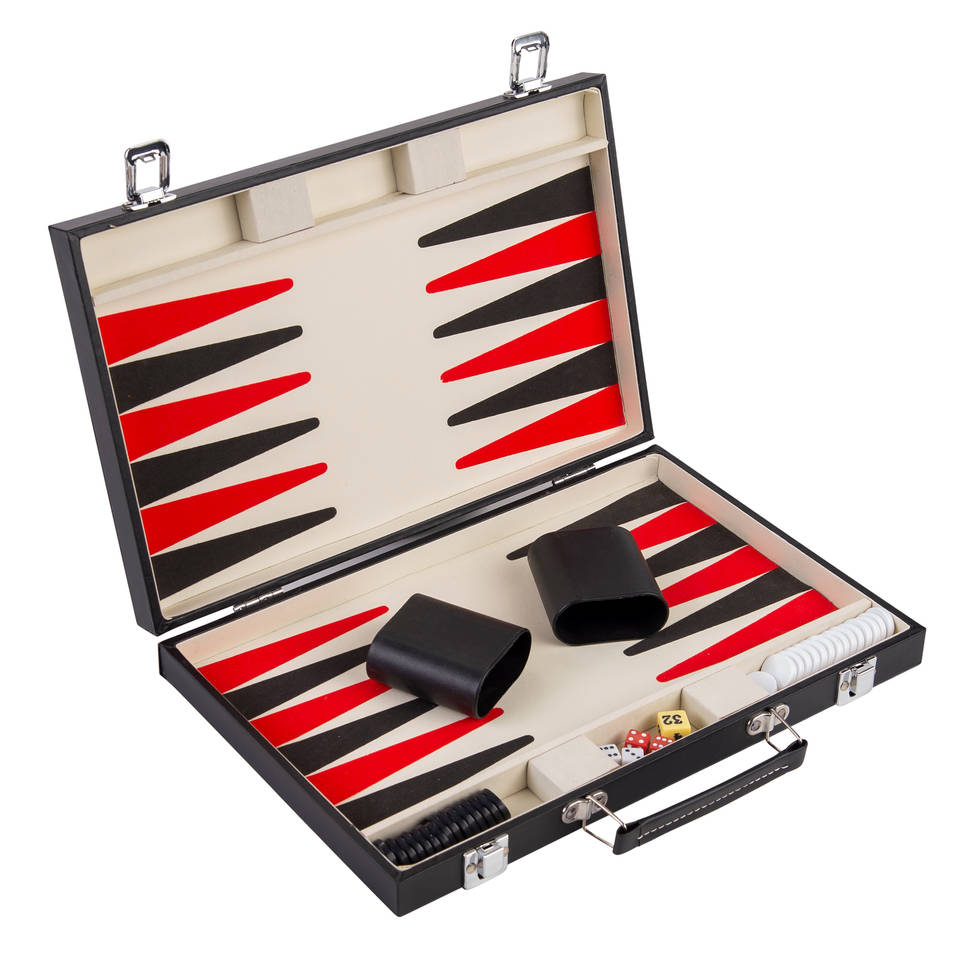 Longfield backgammon koffer