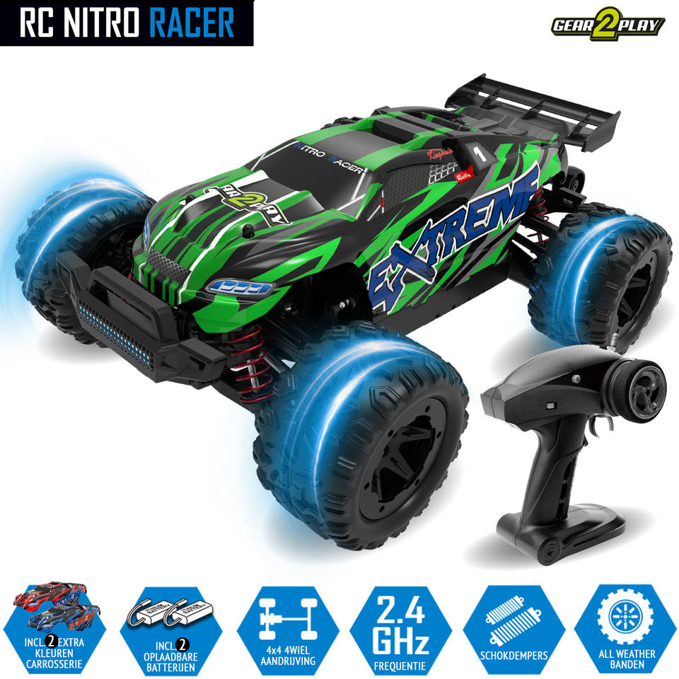 Gear2Play op afstand bestuurbare Nitro Racer