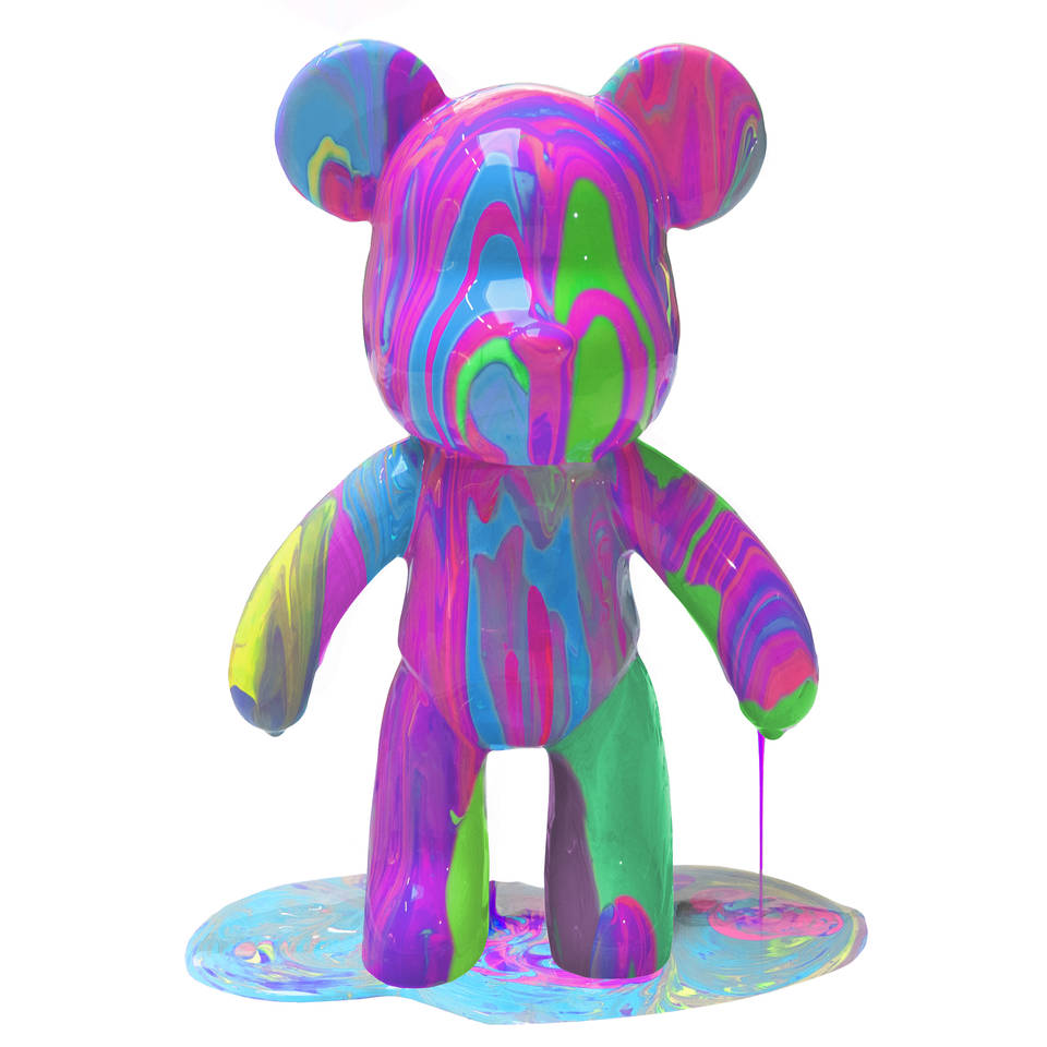 Marble Bear gietverf set - 25 cm