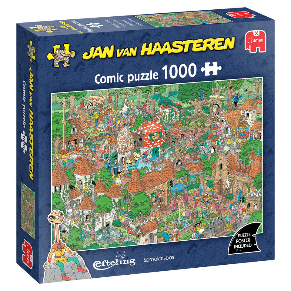 Jumbo Jan van Haasteren puzzel Efteling sprookjesbos - 1000 stukjes