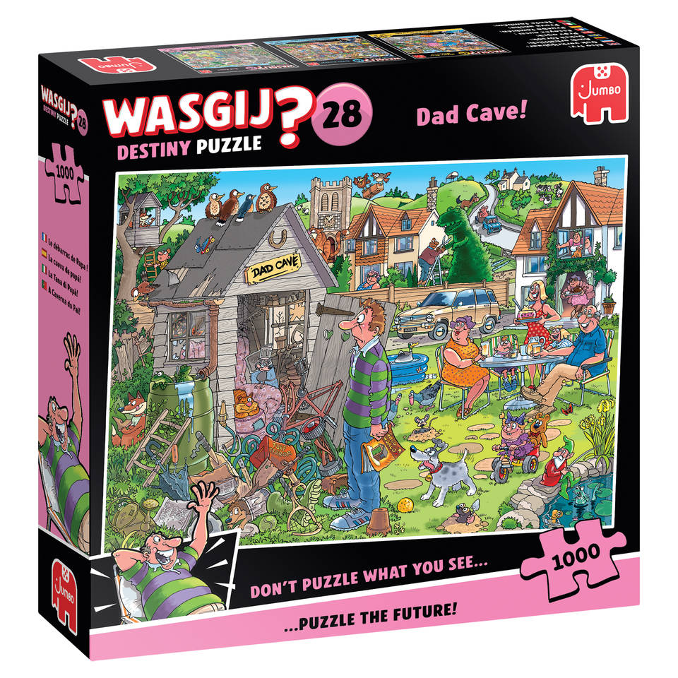 Jumbo Wasgij Destiny 28 puzzel De mancave van pa! - 1000 stukjes