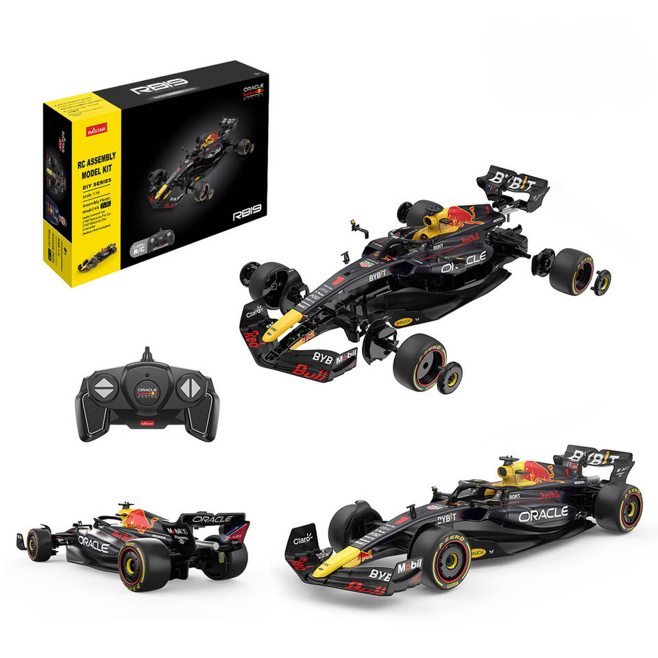 Rastar op afstand bestuurbare Red Bull F1 RB19 bouwpakket - 1:16
