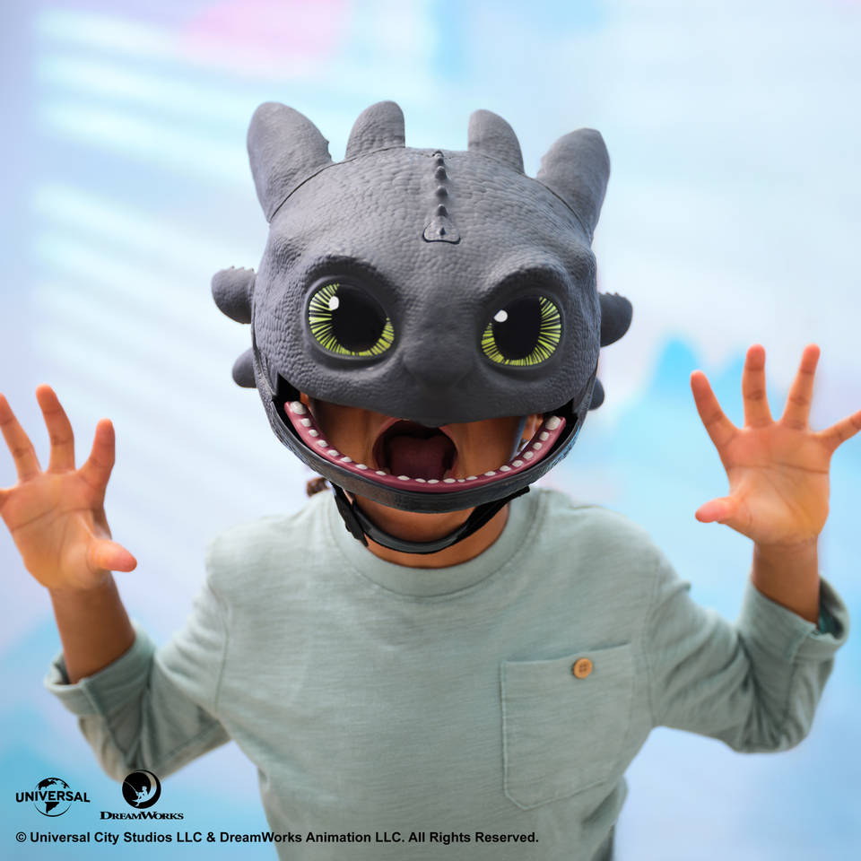 How to Train Your Dragon Blast and Roar Toothless masker