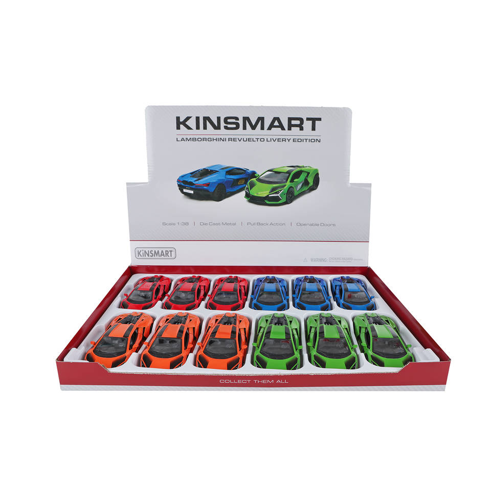 Kinsmart die-cast Lamborghini Revuelto auto