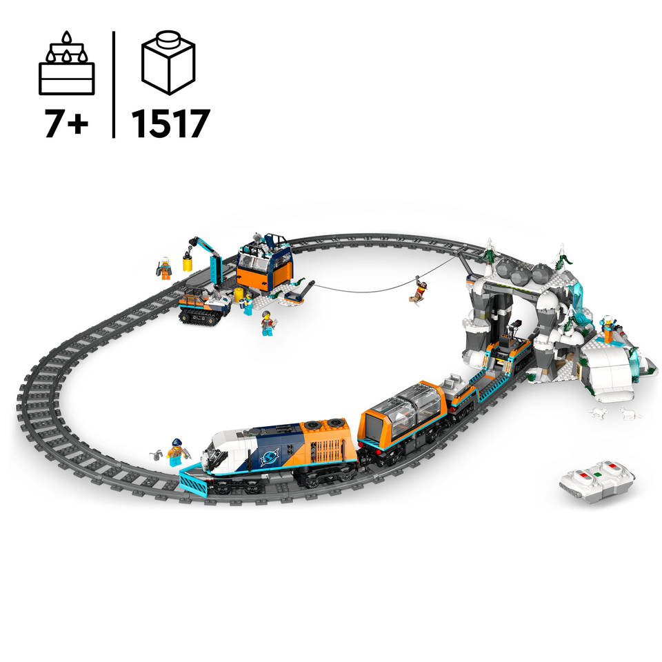 LEGO CITY onderzoekstrein op de Noordpool 60470