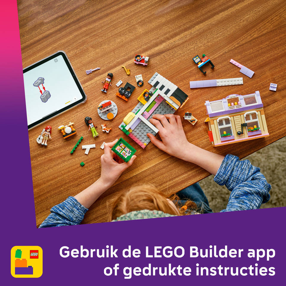 LEGO Friends muziekwinkel en appartement 42653