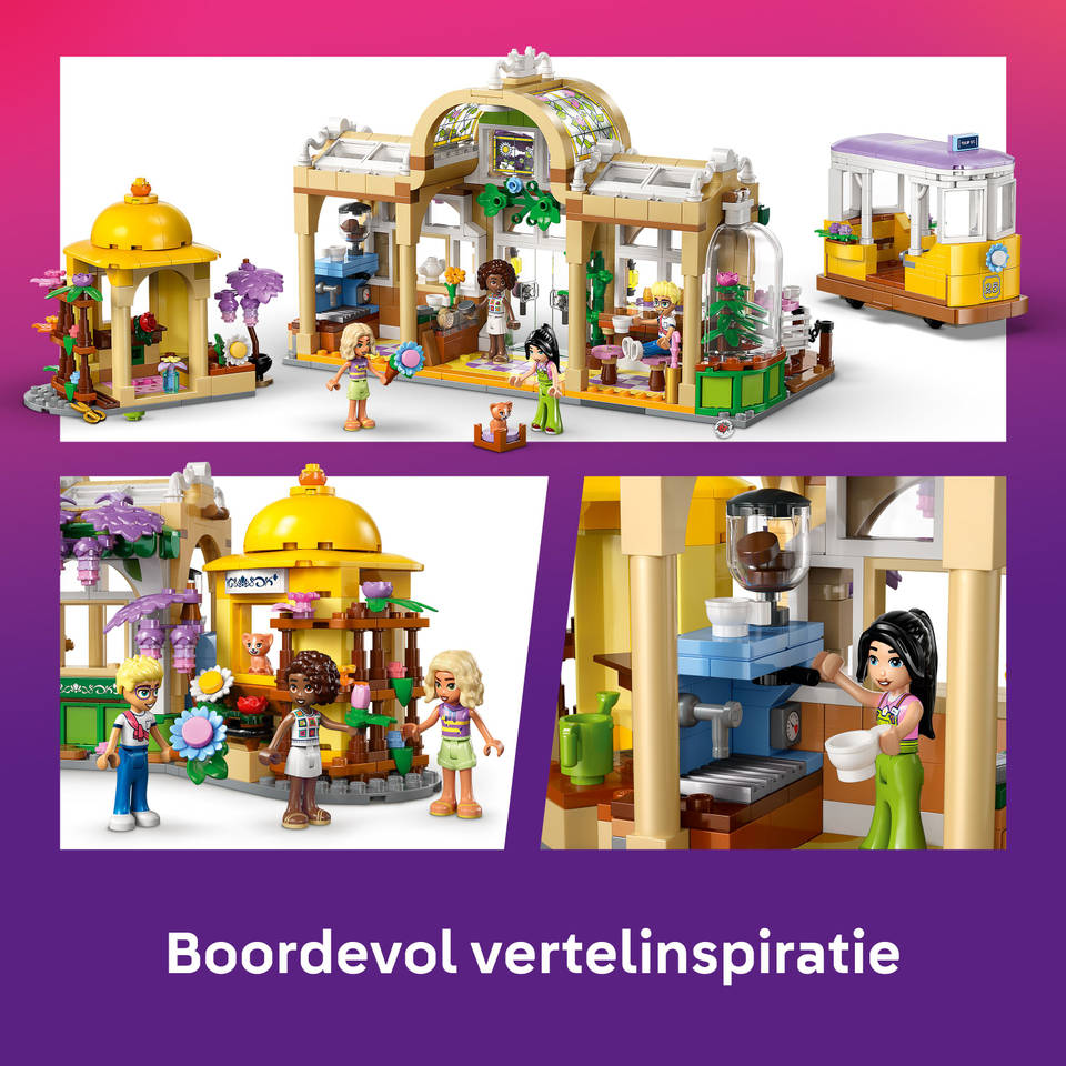 LEGO Friends plantencafé en bloemenwinkel 42671