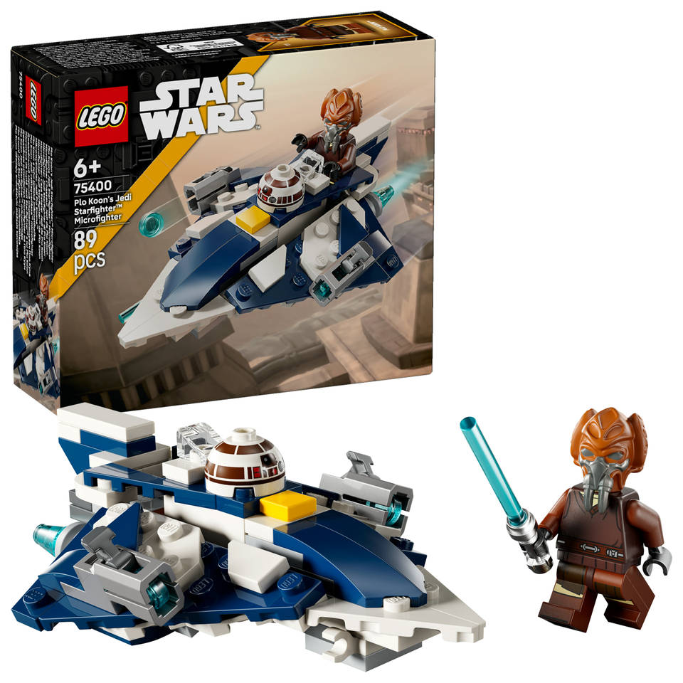 LEGO Star Wars Plo Koons Jedi Starfighter microfighter 75400