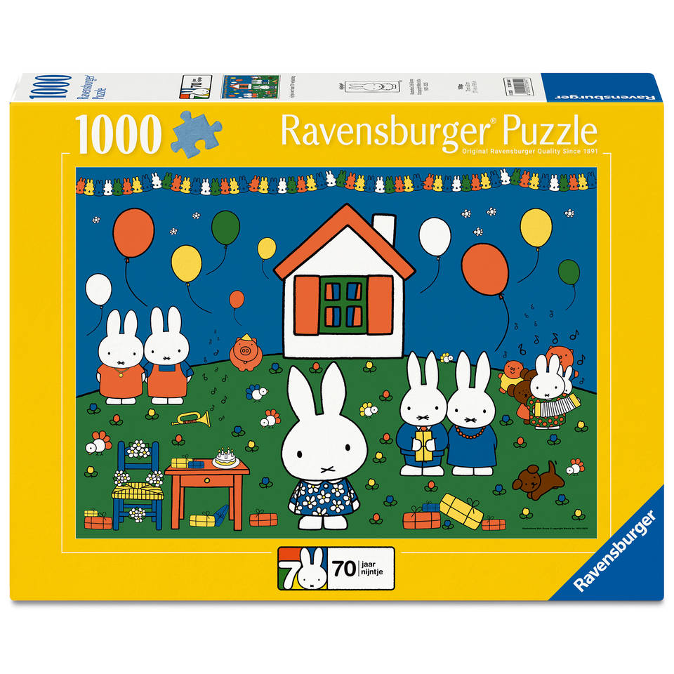 Ravensburger puzzel 70 jaar nijntje