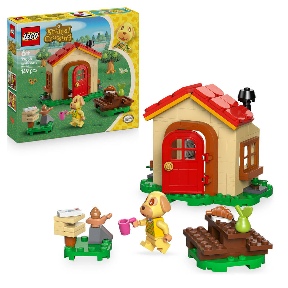 LEGO Animal Crossing Goldies knusse huisje 77058