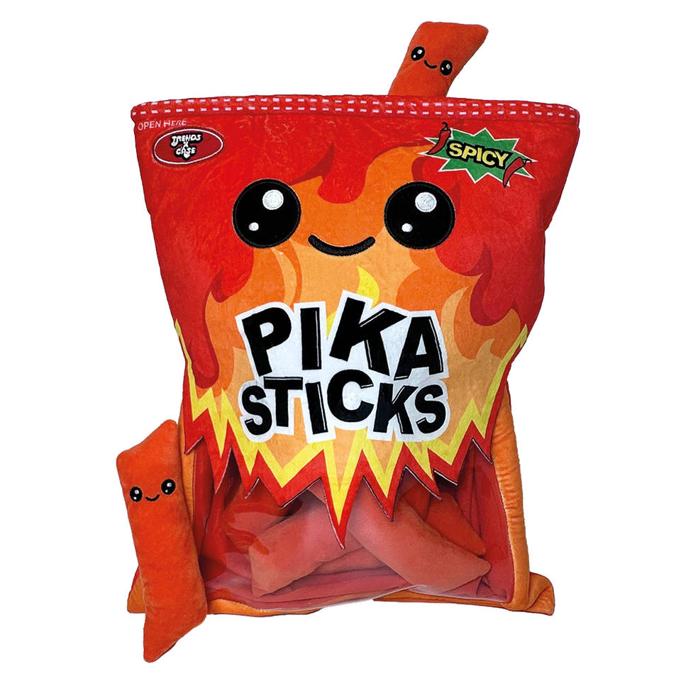 JollyPlush kussen Pika Sticks - 50 cm