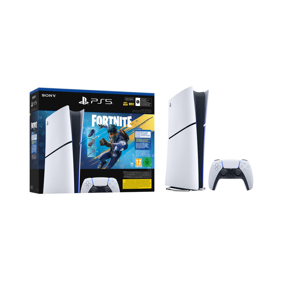 PS5 Slim Digital Edition 825 GB + Fortnite Flowering Chaos bundel