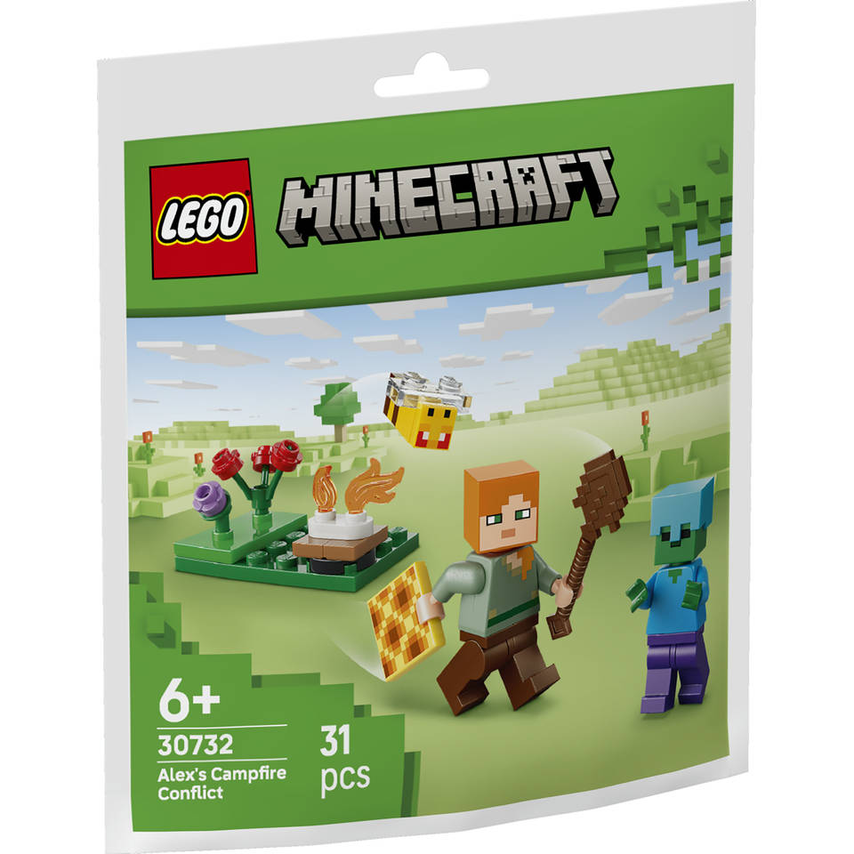 LEGO Minecraft Alex en de strijd bij het kampvuur 30732