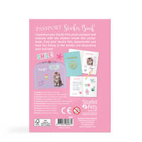 Studio Pets Paspoort stickerboek voor 23 cm knuffels