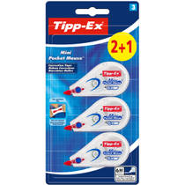 Tipp-Ex mini blanco rollers set 3-delig